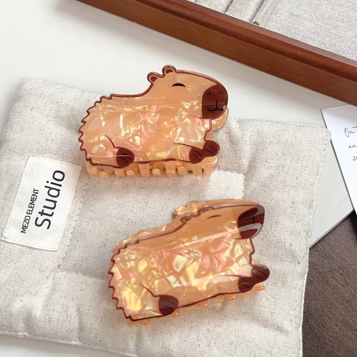 New Style Cartoon Animal Hair Clip Cute Capybara Hair Clip Versatile ...