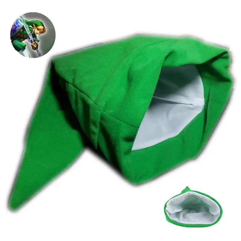 Game Anime Legends Of Zeldas Cosplay Hat Link Cosplay Green Plush Hat ...