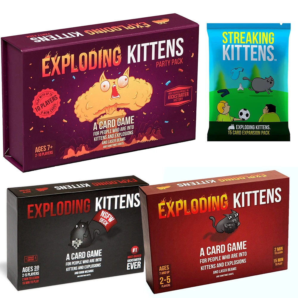Red-Exploding-Kittens-Family-Party-Board-Game-Fun-Adult-and-Kids-Toy ...