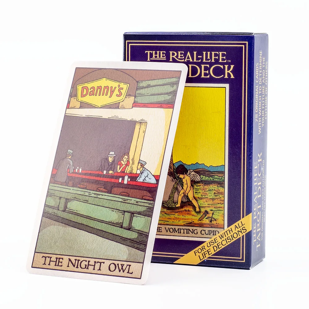 The-Real-Life-Tarot-Deck-78-PCS-10-3-6CM-English-Version-Oracles-Deck ...