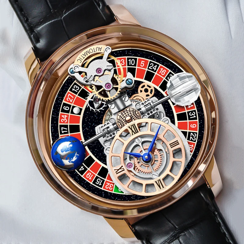 Reloj-de-cuarzo-de-la-serie-Celestial-de-ruleta-rusa-para-hombre ...