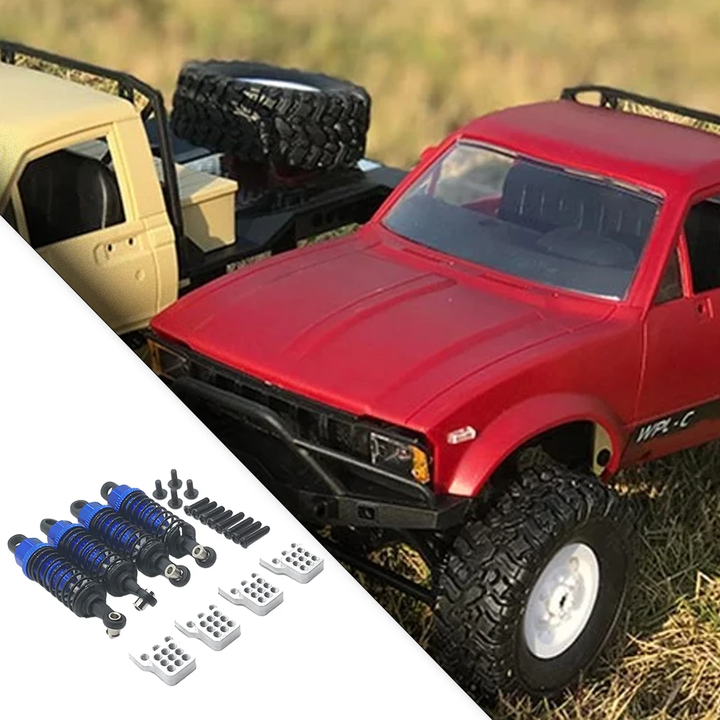 8pcs-Aluminum-Alloy-1-16-Front-Rear-Shock-Absorber-For-WPL-C14-RC-Car ...