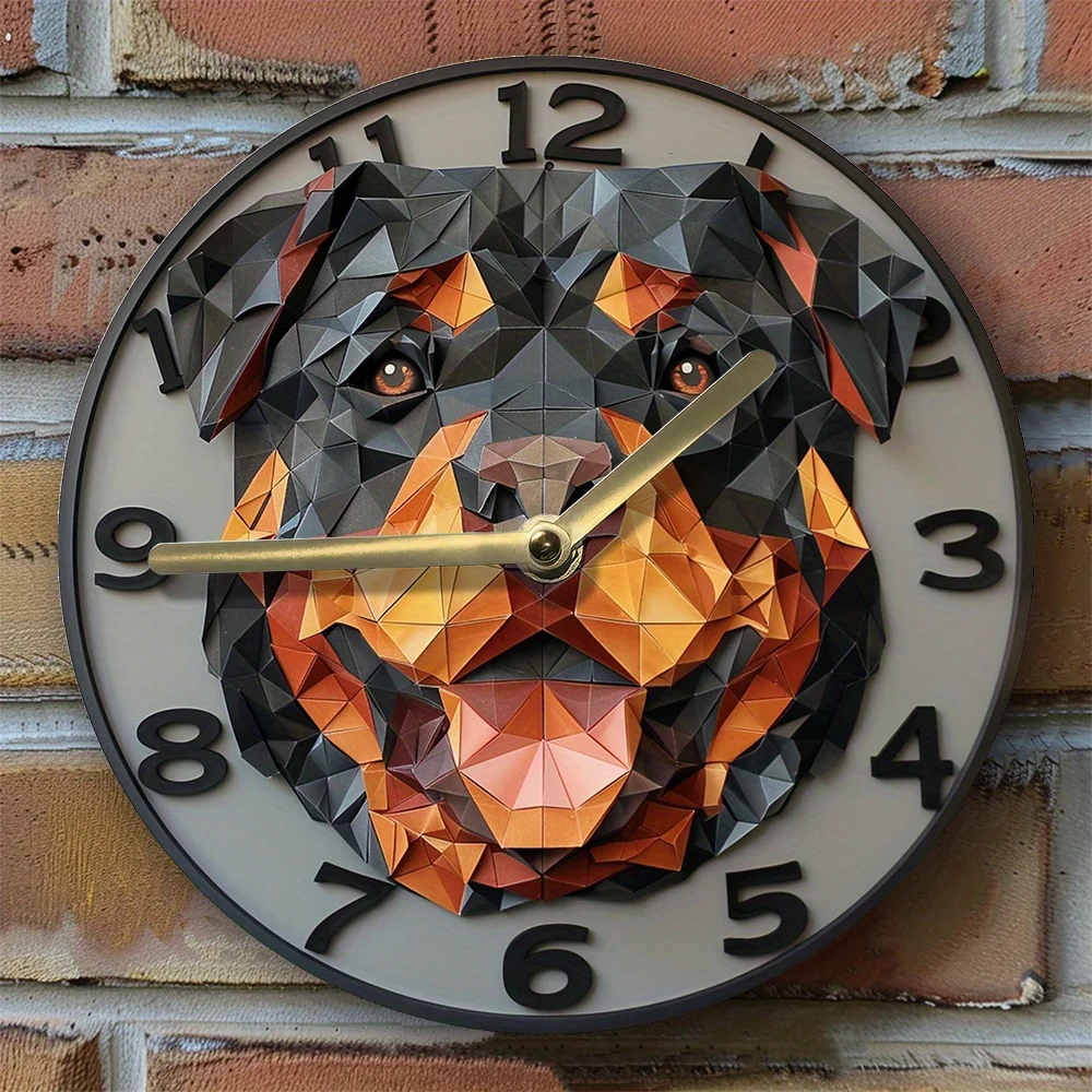 ROTTWEILER WALL CLOCK ART DECOR - Online Merch Store For Fan With Free ...