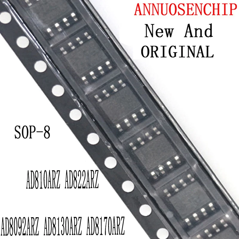 5PCS New And Original SOP8 AD810A AD822AR AD822A 8092AR 8130A 8170A AD8170 AD810ARZ AD822ARZ ...