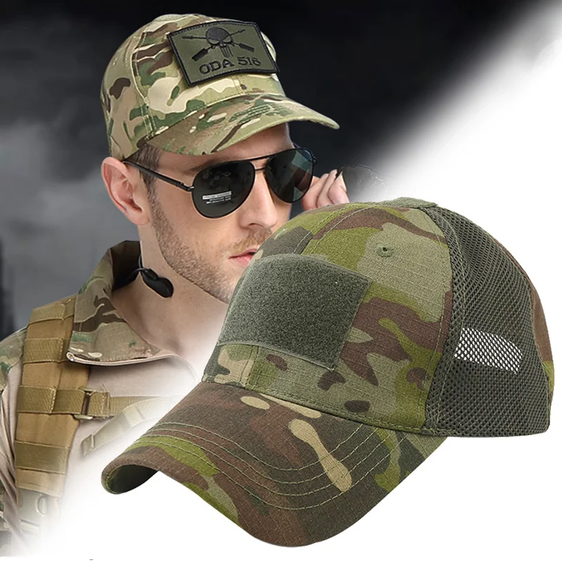 Summer Baseball Cap Tactical Sunscreen Hat Camouflage Military Army ...