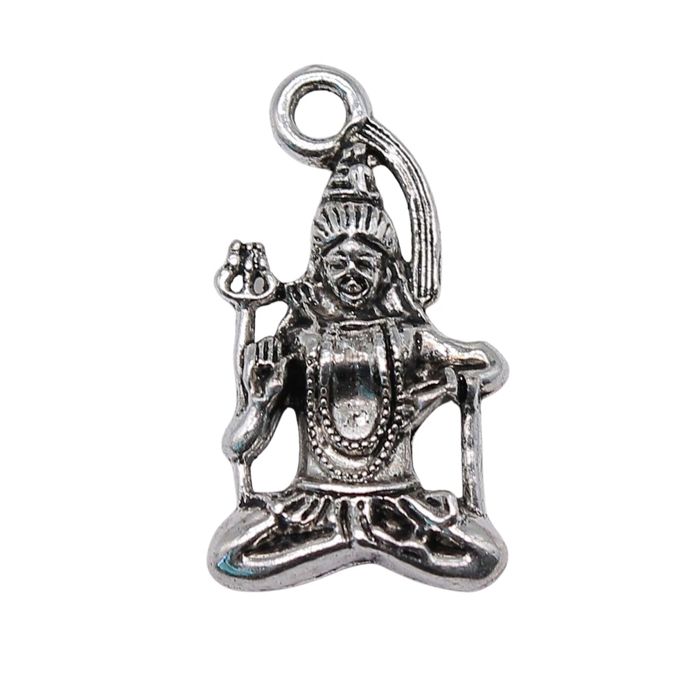 WYSIWYG-10pcs-15x26mm-Charms-Indian-Goddess-Shiva-DIY-Jewelry-Findings ...