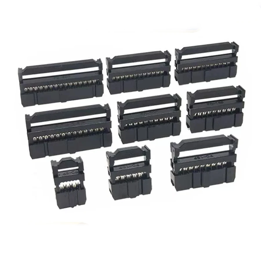 50Sets-Lot-Dual-Row-2-54mm-IDC-Socket-Pin-Header-Connector-FC-20P-FC ...