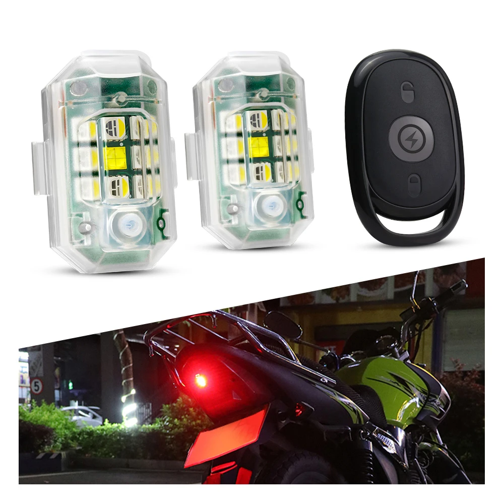 Remote Control Aircraft LED Strobe Lights Flash Position Wireless Light ...
