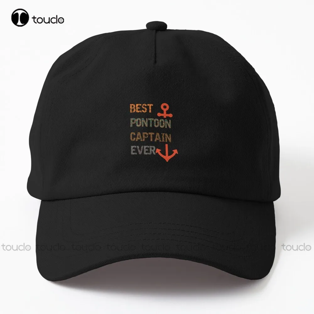 Pontoon-Captain-Ever-Dad-Hat-Cap-For-Men-Personalized-Custom-Unisex ...