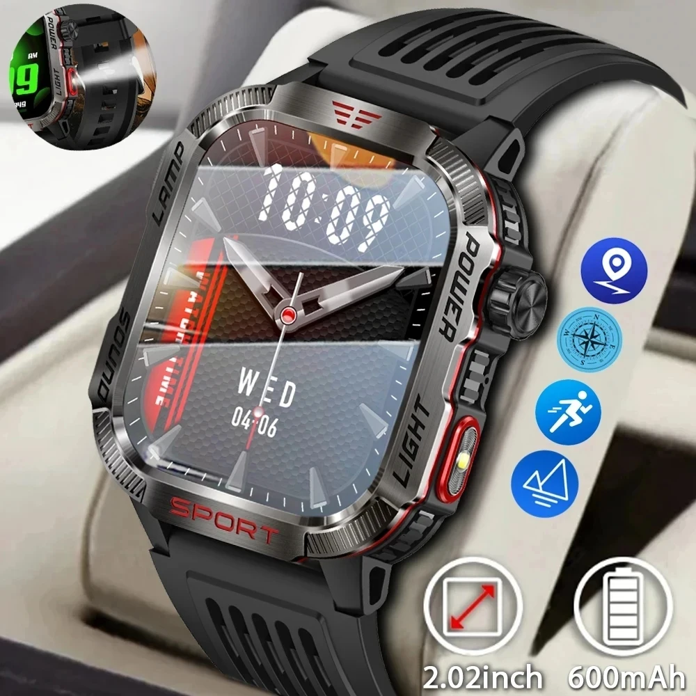 2024-New-Outdoor-Smartwatch-Men-Sports-Fitness-Tracker-2-01-inch-IPS ...