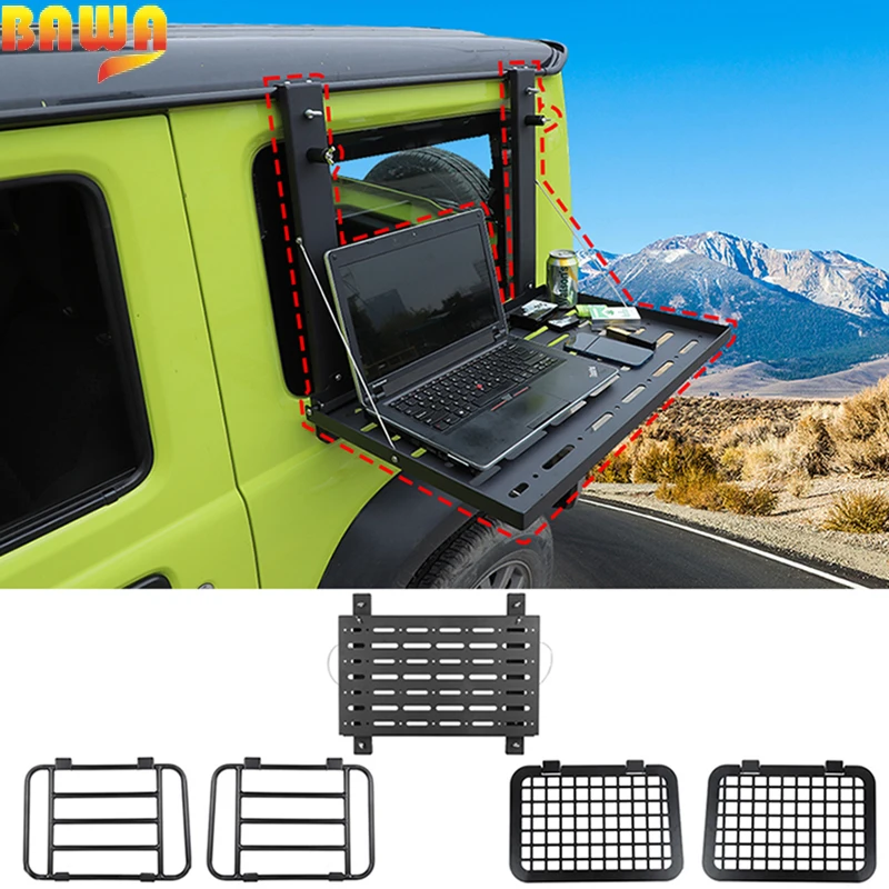 BAWA-Rear-Window-Glass-Armor-Foldable-Shelf-Storage-Rack-For-Suzuki ...