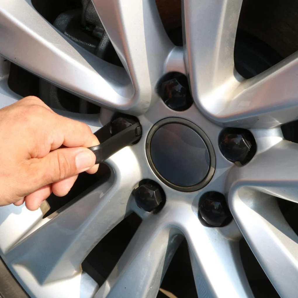 20 Pieces Wheel Nut Covers with Removal Tool 17mm Lug Caps Replacing Parts