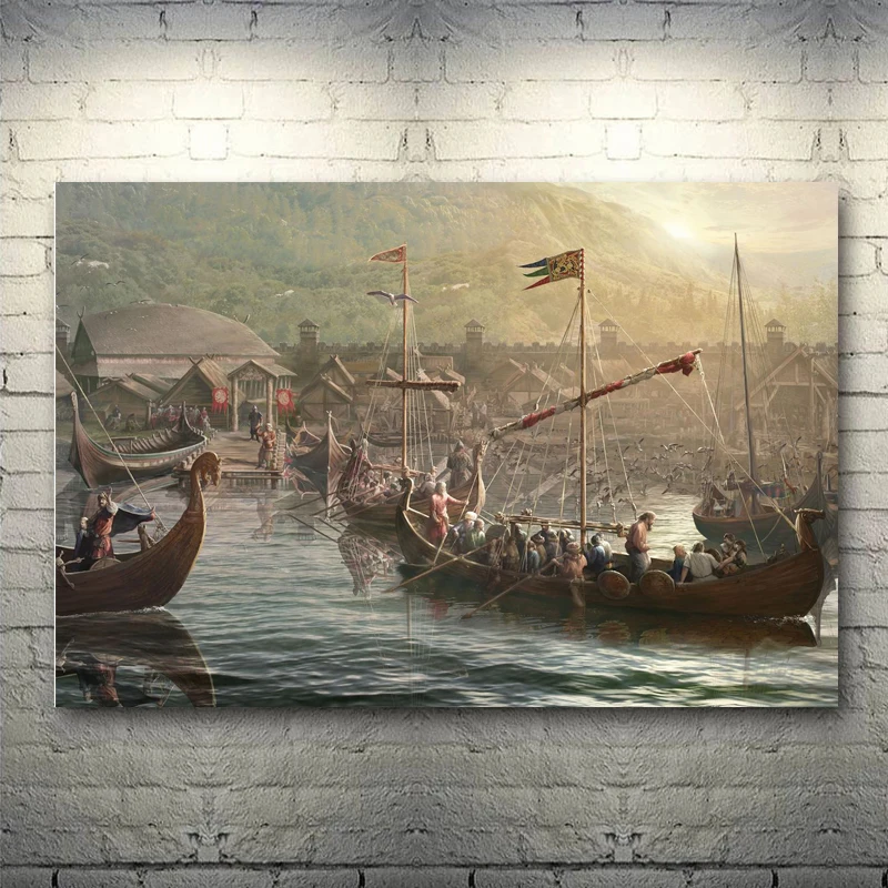 Viking Longship Art
