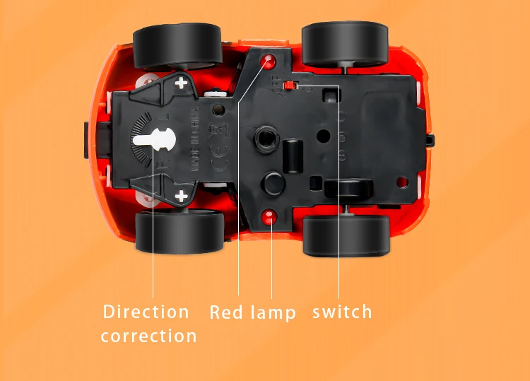 A13-Mini voiture télécommandée sans fil, modèle de voiture de Police ...