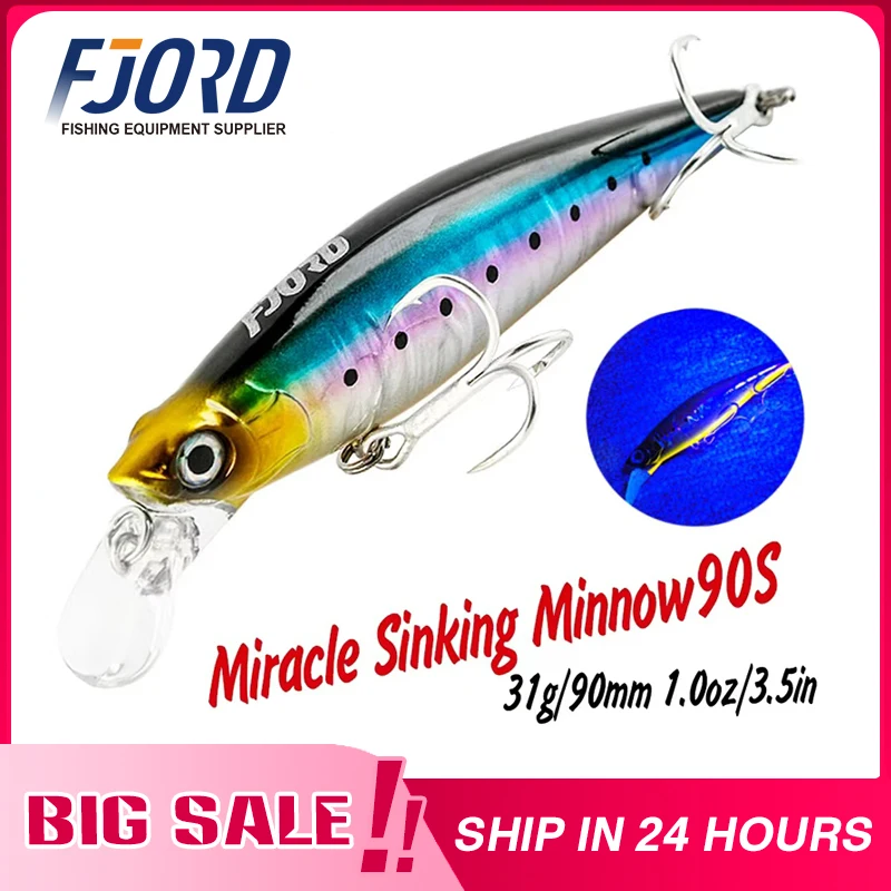 What Makes the FJORD 90mm 31g Laser Miracle Sinking Black Minnow a Game ...