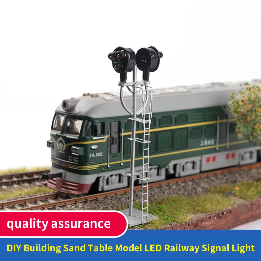 HO-Scale-Model-Railroad-Tri-lights-Block-Searchlight-LED-Street-Signal ...