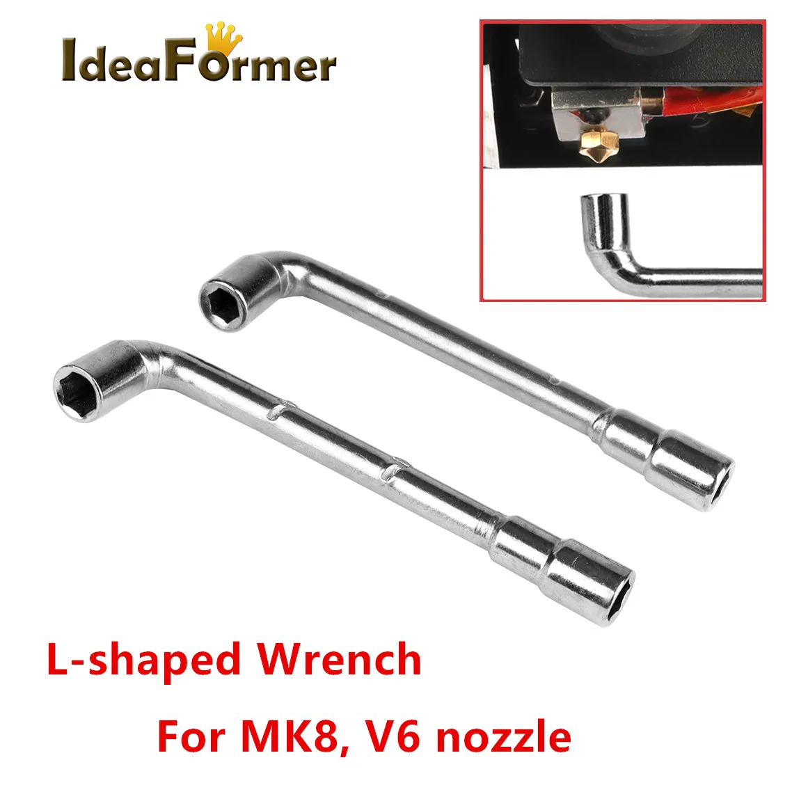 L-shaped-Elbow-Punch-Wrench-Chrome-Plated-6-7mm-For-MK8-V6-Nozzle ...