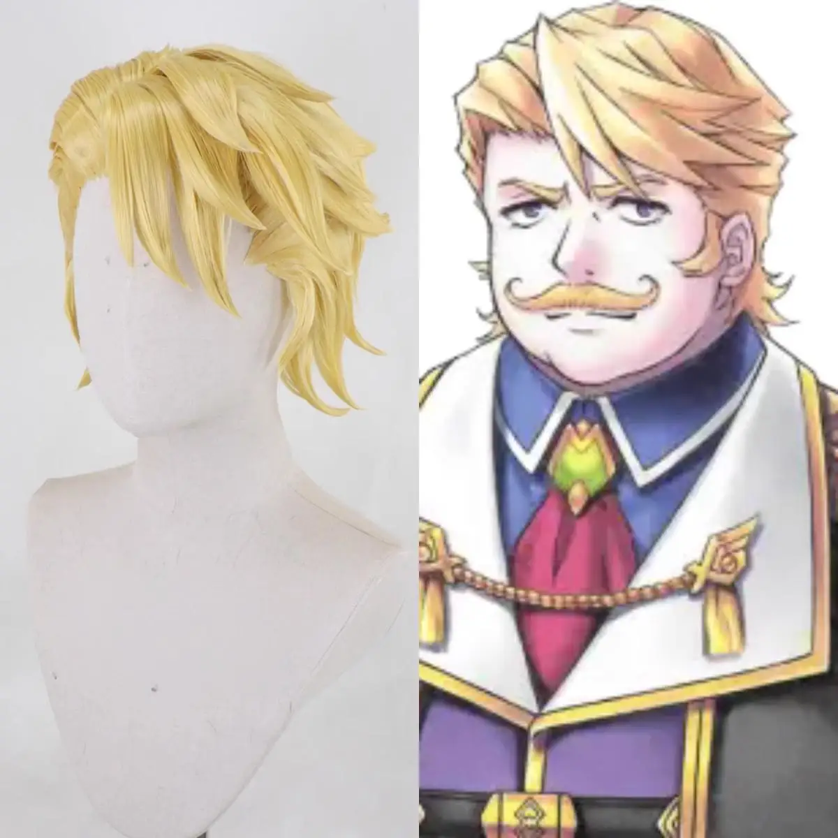 Cosplay Wig for Goldolf Musik Fate/Grand Order - AliExpress 200000532