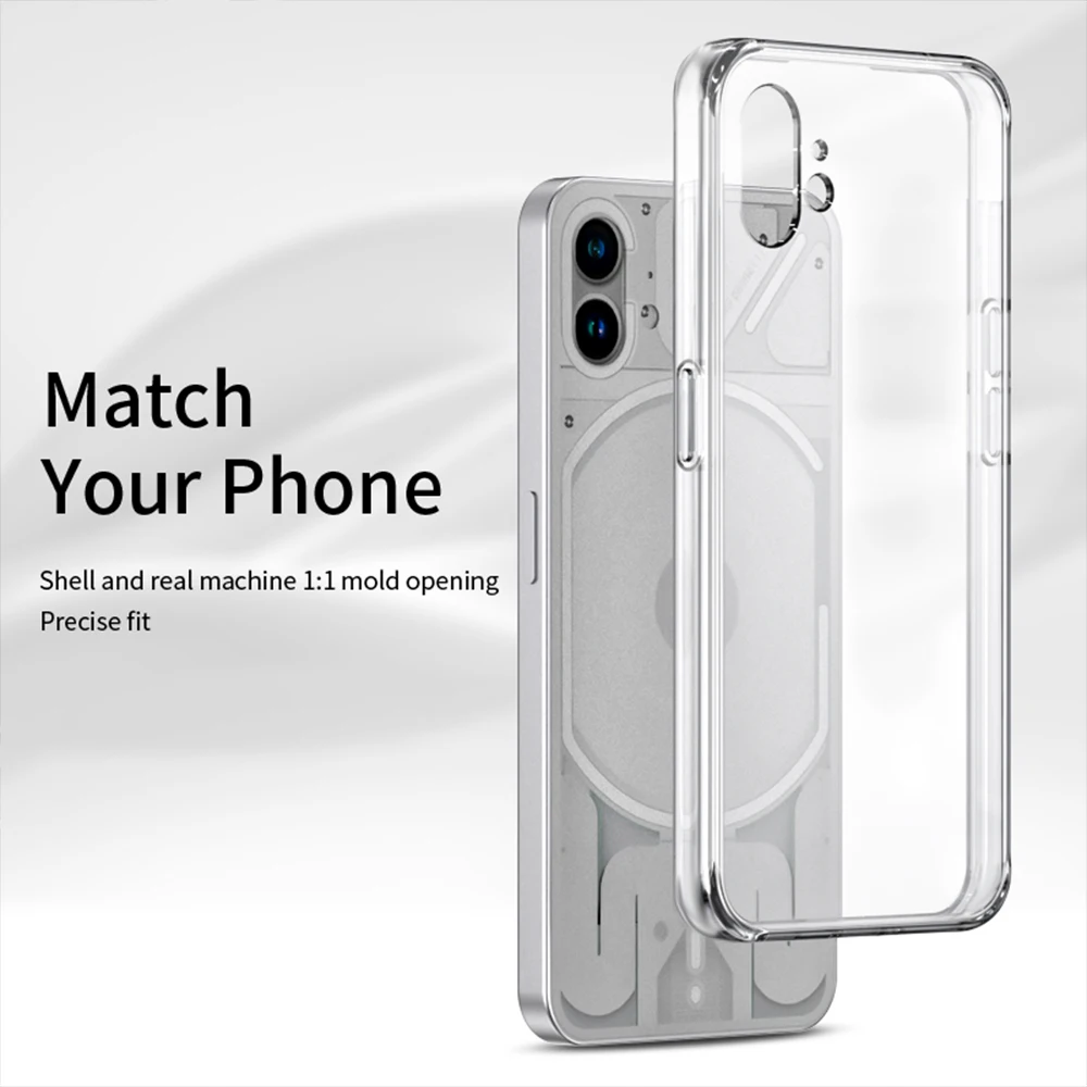 Silicone-Case-For-Nothing-Phone-1-One-6-55-inch-Cover-Clear-Phone-Cover ...