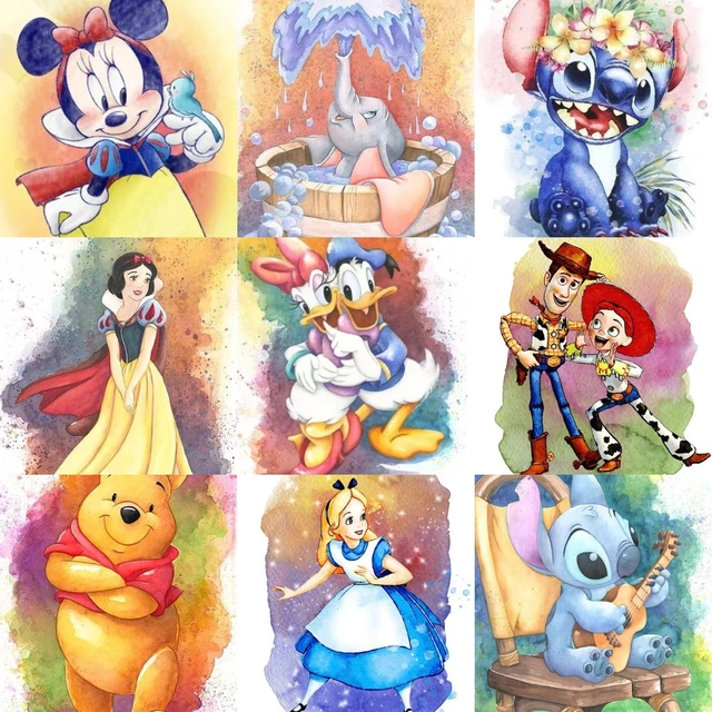 Disney Collage Drawing