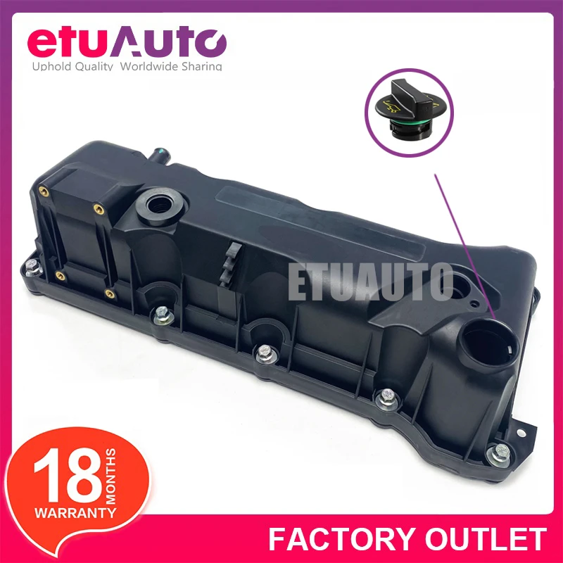 For Ford Fiesta V Engine Cylinder Head Valve Cover 1328998 2S6G6M293A1A ...