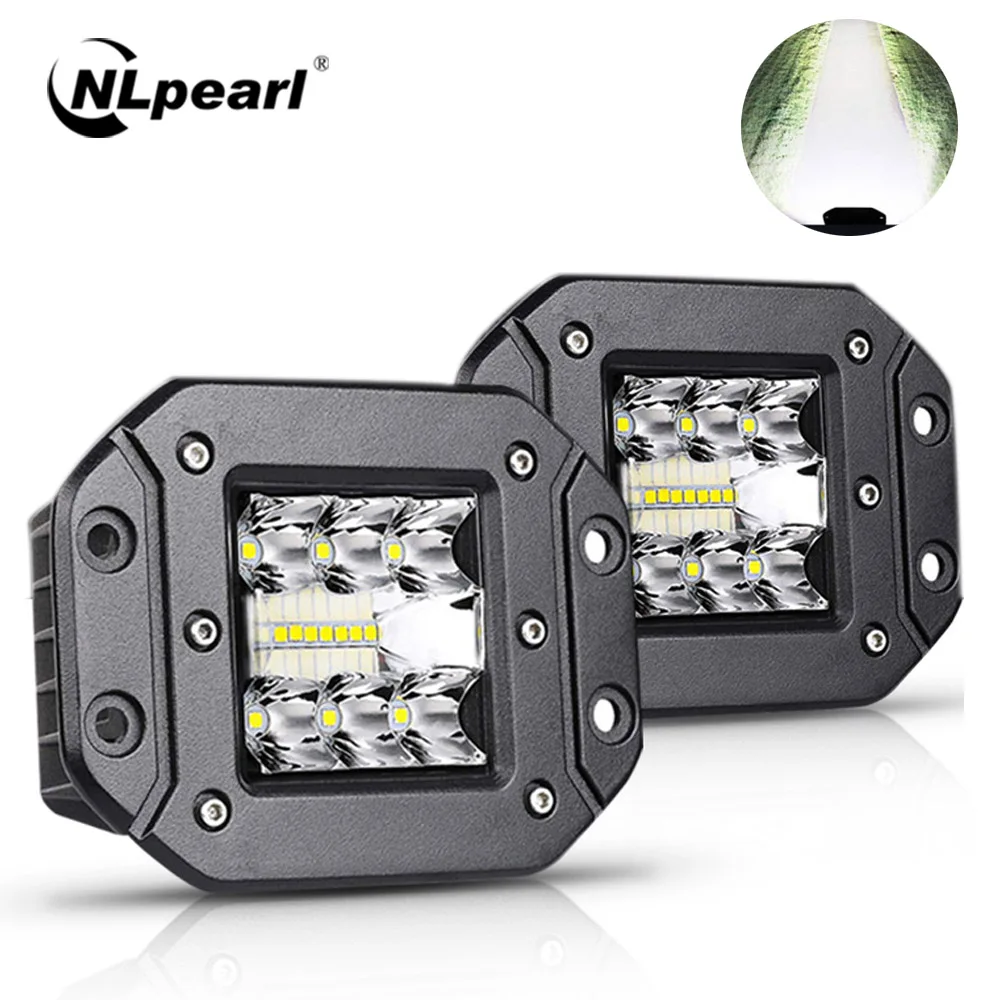 Nlpearl-5-39W-Flush-Mount-LED-Work-Light-Spot-Flood-LED-Light-OffRoad ...
