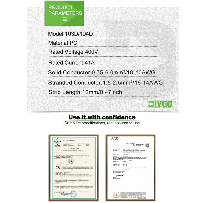 Diy Go Push-In Univerzális Csatlakozók Csomópont Elektromos Huzal ...