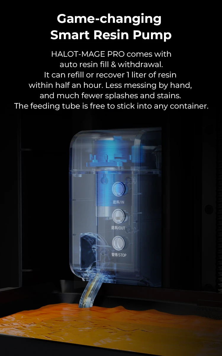 CREALITY HALOT-MAGE PRO /HALOT-MAGE Resin 3D Printer Speed 8K 10.3” LCD ...