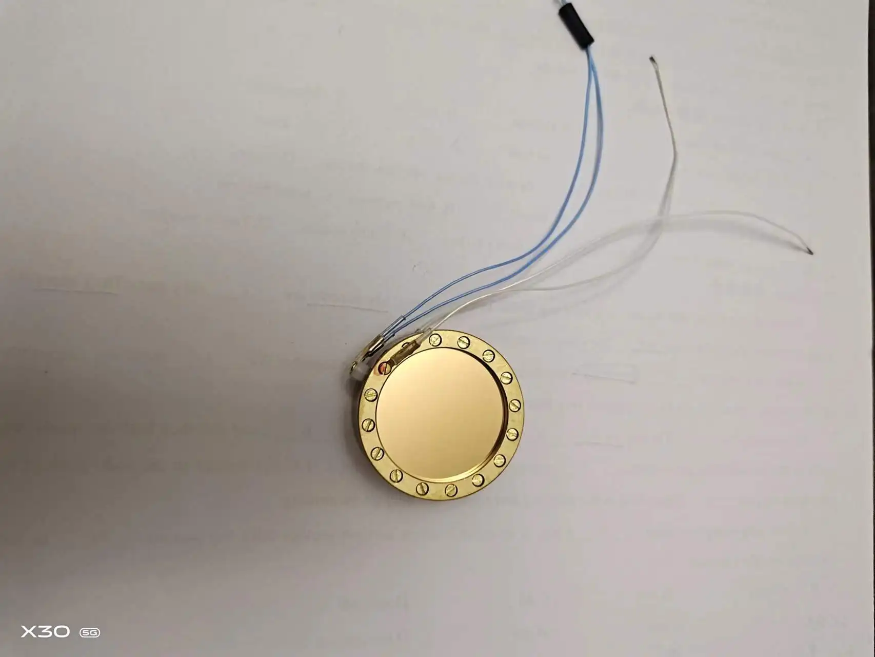 For-Ck12-Edge-terminated-large-golden-diaphragm-microphone-capsule-34mm ...