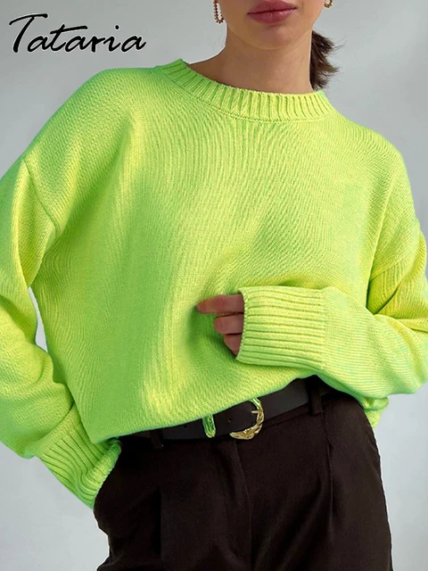 Neon Green Sweater