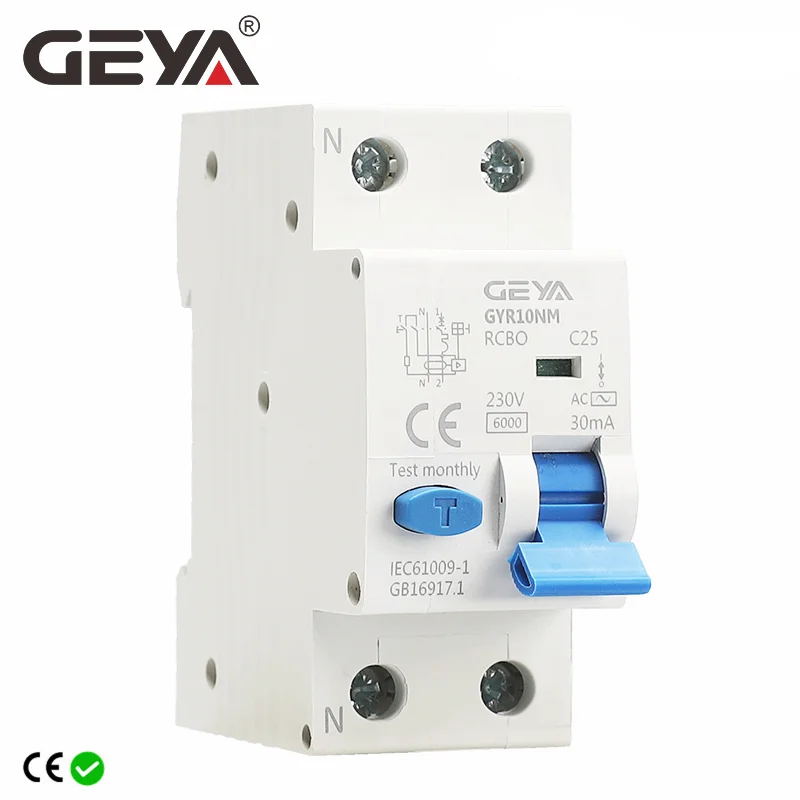 Rcbo Leakage Circuit Breaker | Circuit Breaker Rcbo 4 Pole | Ge Circuit ...