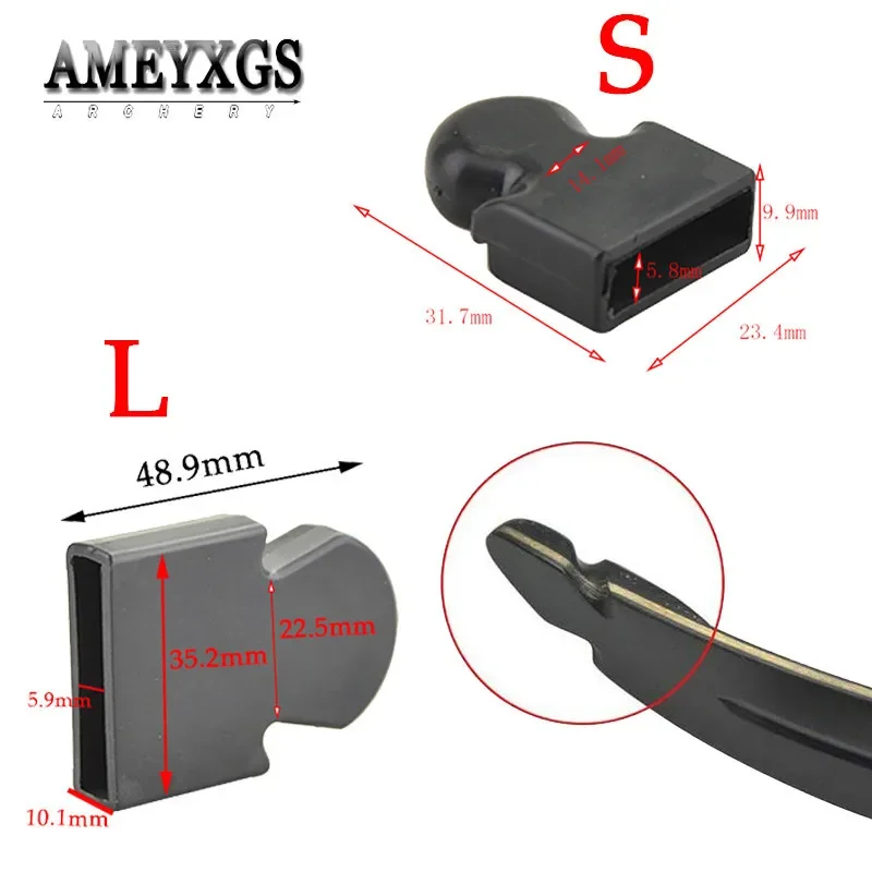 4-6-8pcs-Archery-Bow-Limbs-Protector-Recurve-Hunting-Bow-Limb-Tip ...