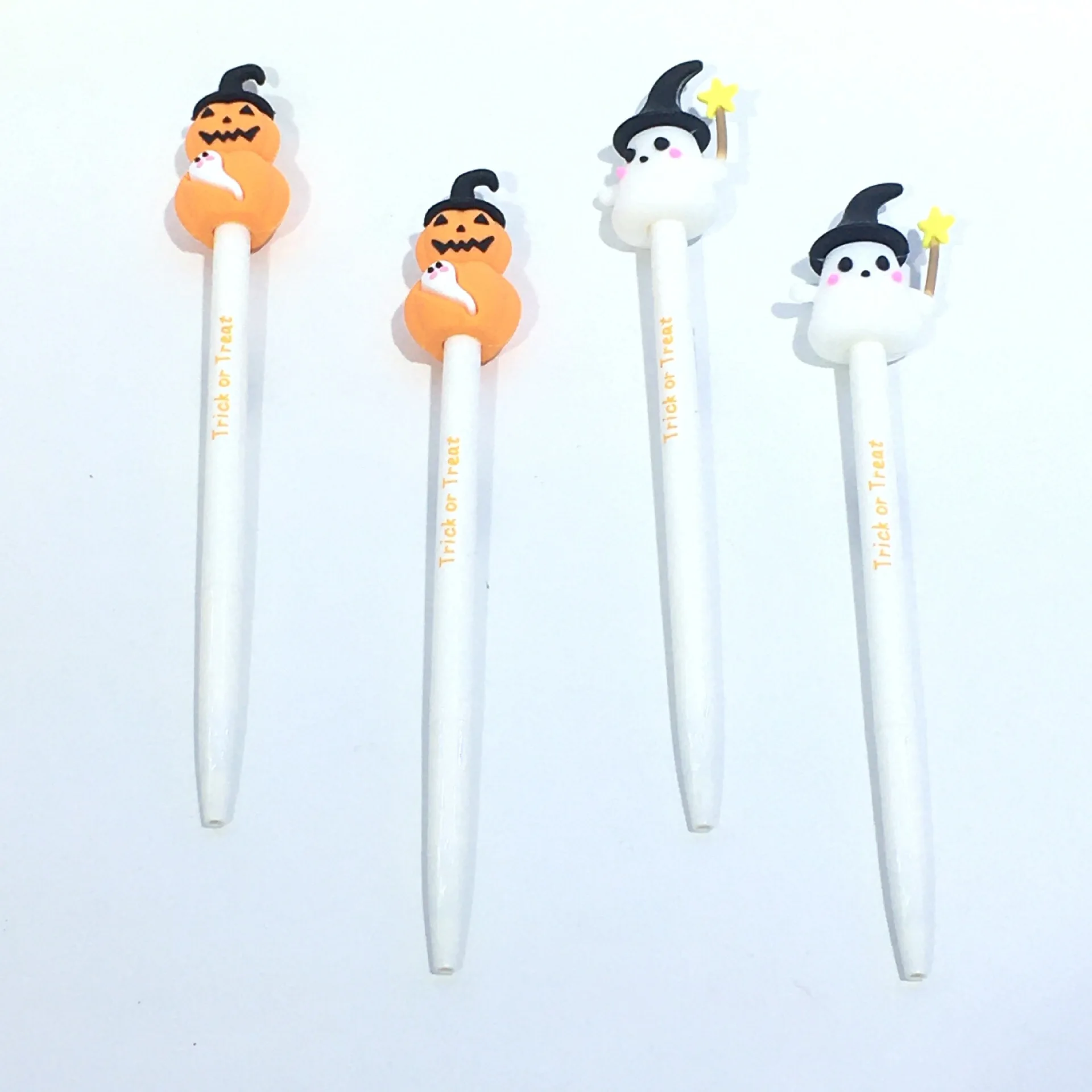 2-Pieces-Cute-Halloween-Press-Gel-Pen-Funny-Pumpkin-Ghost-0-5mm-Neutral ...