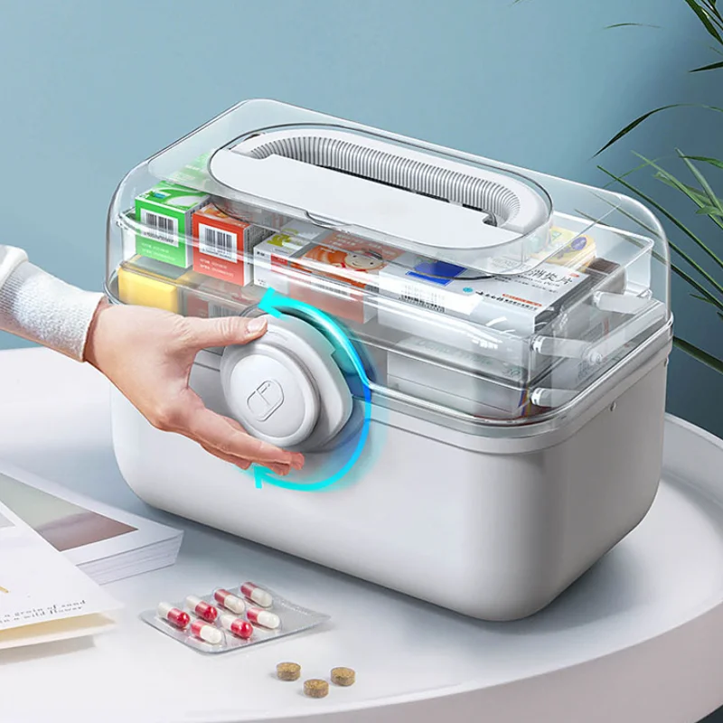 3-Layers-Large-Capacity-Family-Medicine-Organizer-Box-Portable-Family ...