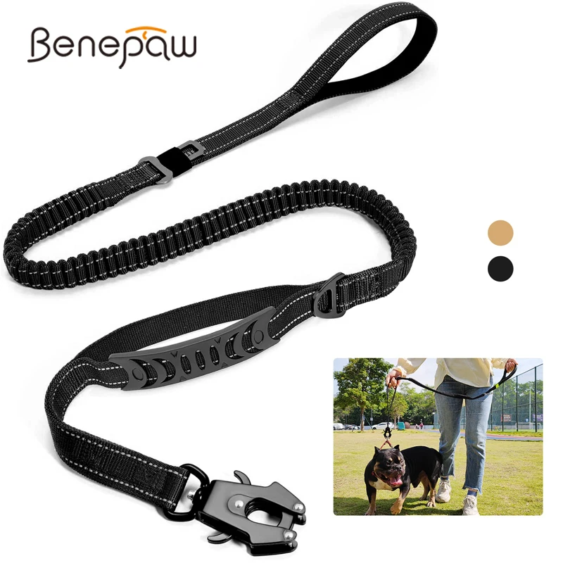 Benepaw-Tactical-Heavy-Duty-Dog-Leash-Strong-Frog-Clip-Traffic-Handle ...