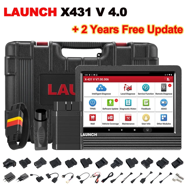 LAUNCH X431 V V4.0 Pro Car Diagnostic Tools Auto OBD2 Scanner Full ...