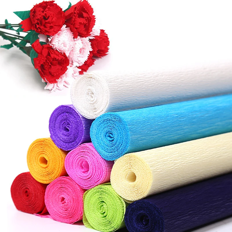 Crepe-Paper-DIY-Craft-Wrinkled-Paper-Roll-Wedding-Party-Decoration ...