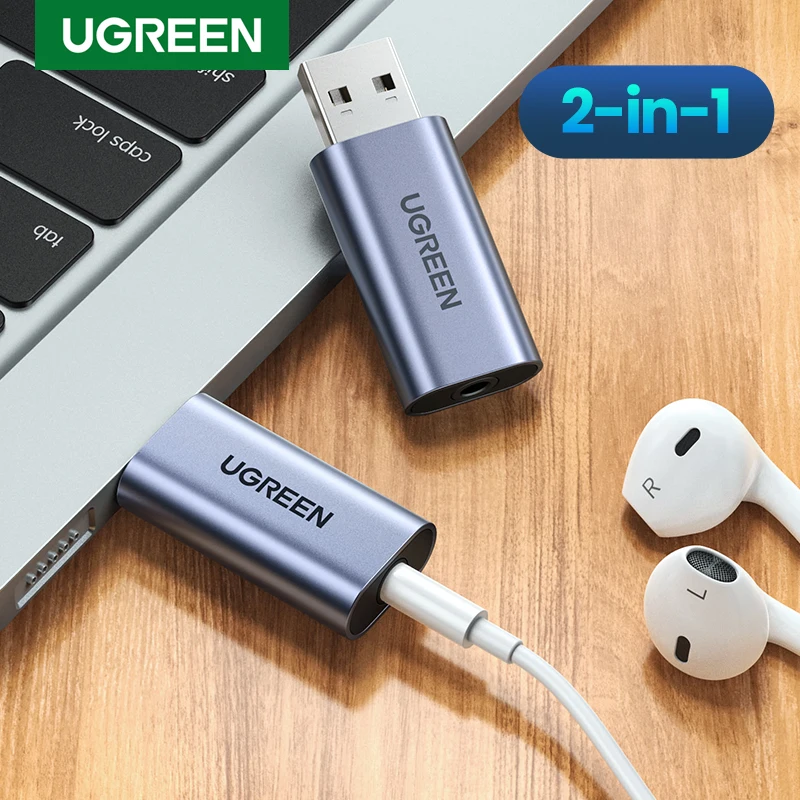 3.5mm Audio Interface Usb Sound Card | Ugreen Usb 3.5mm Audio Sound ...
