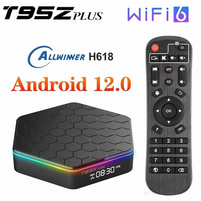 T95Z-PLUS-Smart-TV-BOX-Android-12-Allwinner-H618-4G-128G-64G-5G-Dual ...