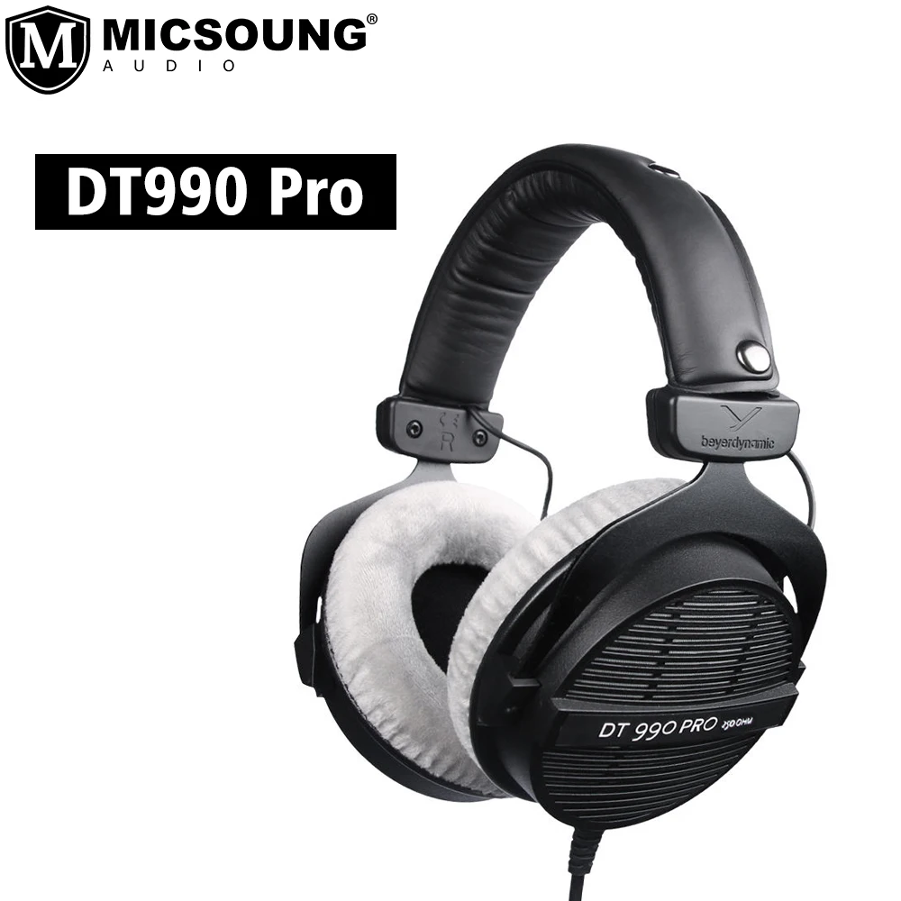 Beyerdynamic dt990 dt 990 pro 80 ohm 250 ohm sobre a orelha com fio ...