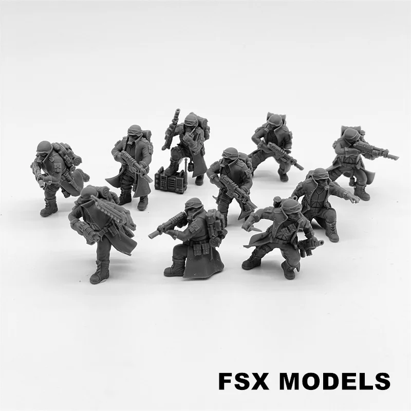 Steel Guard Mechanized Infantry of Imperial Force Resin Model Kit ...