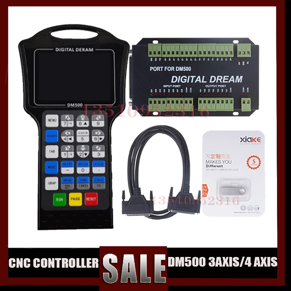 Controlador de máquina de grabado de 3/4 ejes, sistema de Control de movimiento Cnc, 500 Khz ...