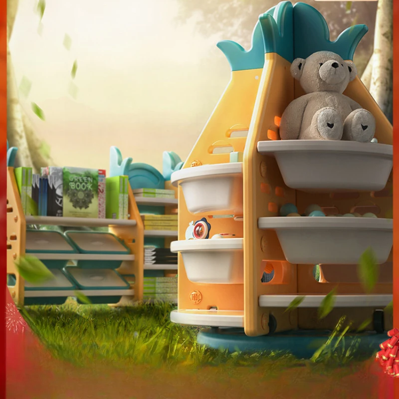 Leqin-Children-s-Storage-Shelf-Multi-functional-layered-Toy-Floor-Home ...