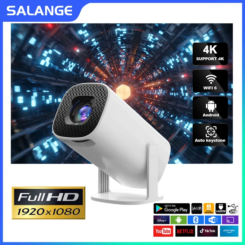 Salange-P30-Projector-4K-1080P-Android-11-WiFi6-Smart-Mini-Portable ...