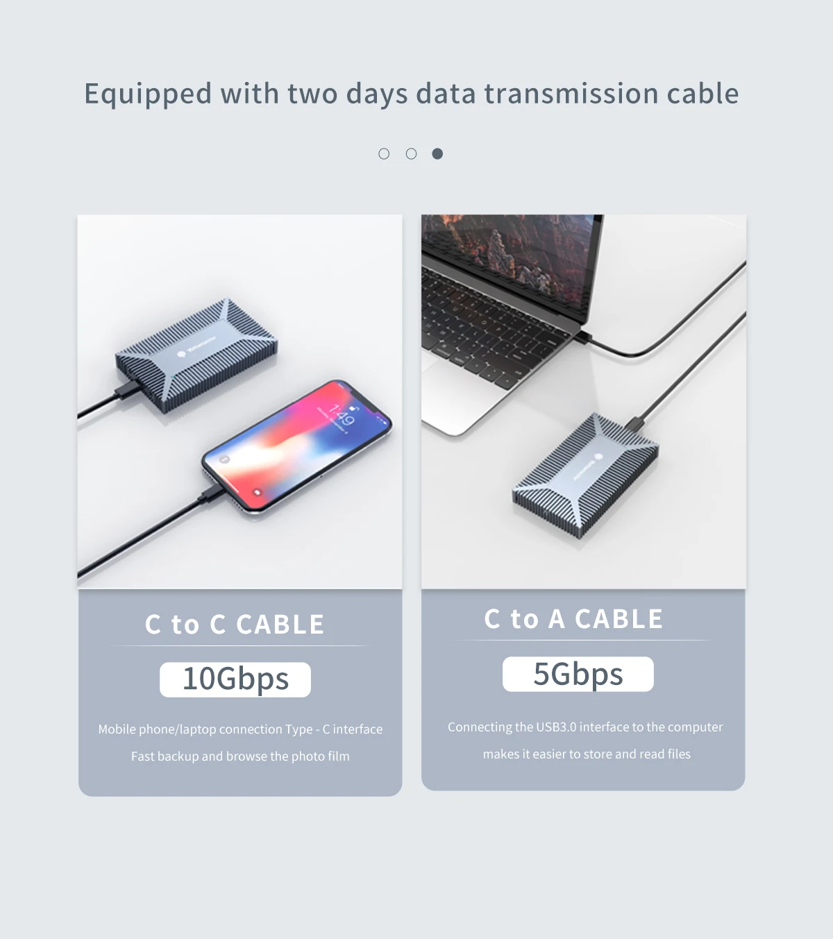 Yottamaster So4-rc3 2 Bay M.2 Ngff Sata 4tb Ssd Mobile Hard Drive ...