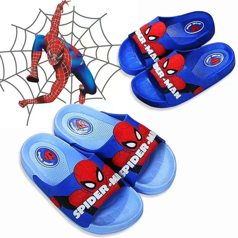 Baby-Girls-Summer-Slippers-Cartoon-Spiderman-Toddler-Sandals-Beach ...