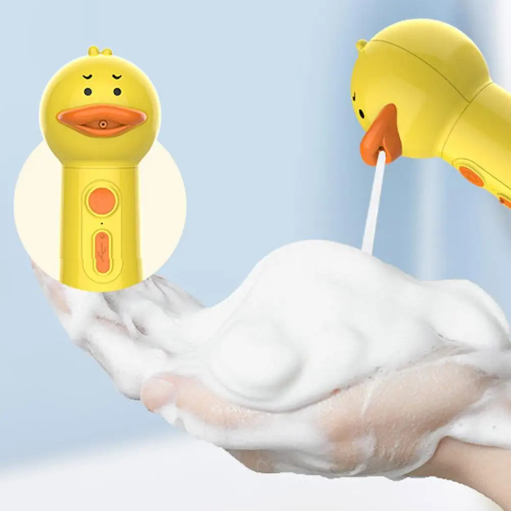 Yellow-Duck-Foam-Pet-Cleaning-Machine-USB-Charging-Automatic-Soap ...