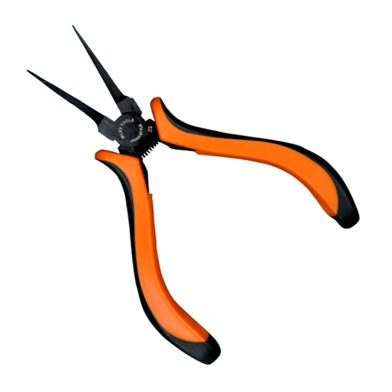 4.5‘’ Thin Flat Needle Nose Pliers Electrician Forceps for Jewelry ...