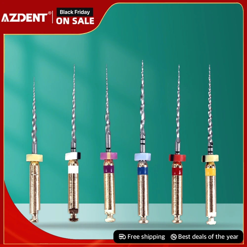 AZDENT-6Pcs-Pack-SX-F3-Dental-Instrument-Files-Root-Canal-Engine-Use ...