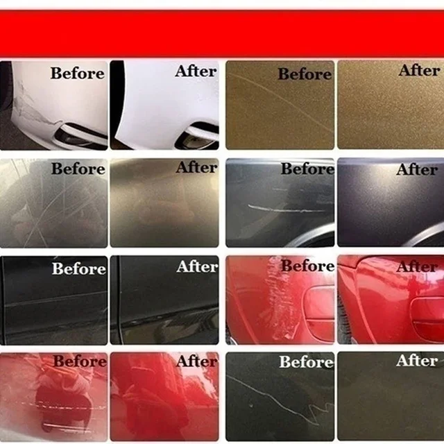 Car Scratch Remover Car Polishing Paste with Sponge, Car Body Paint ...